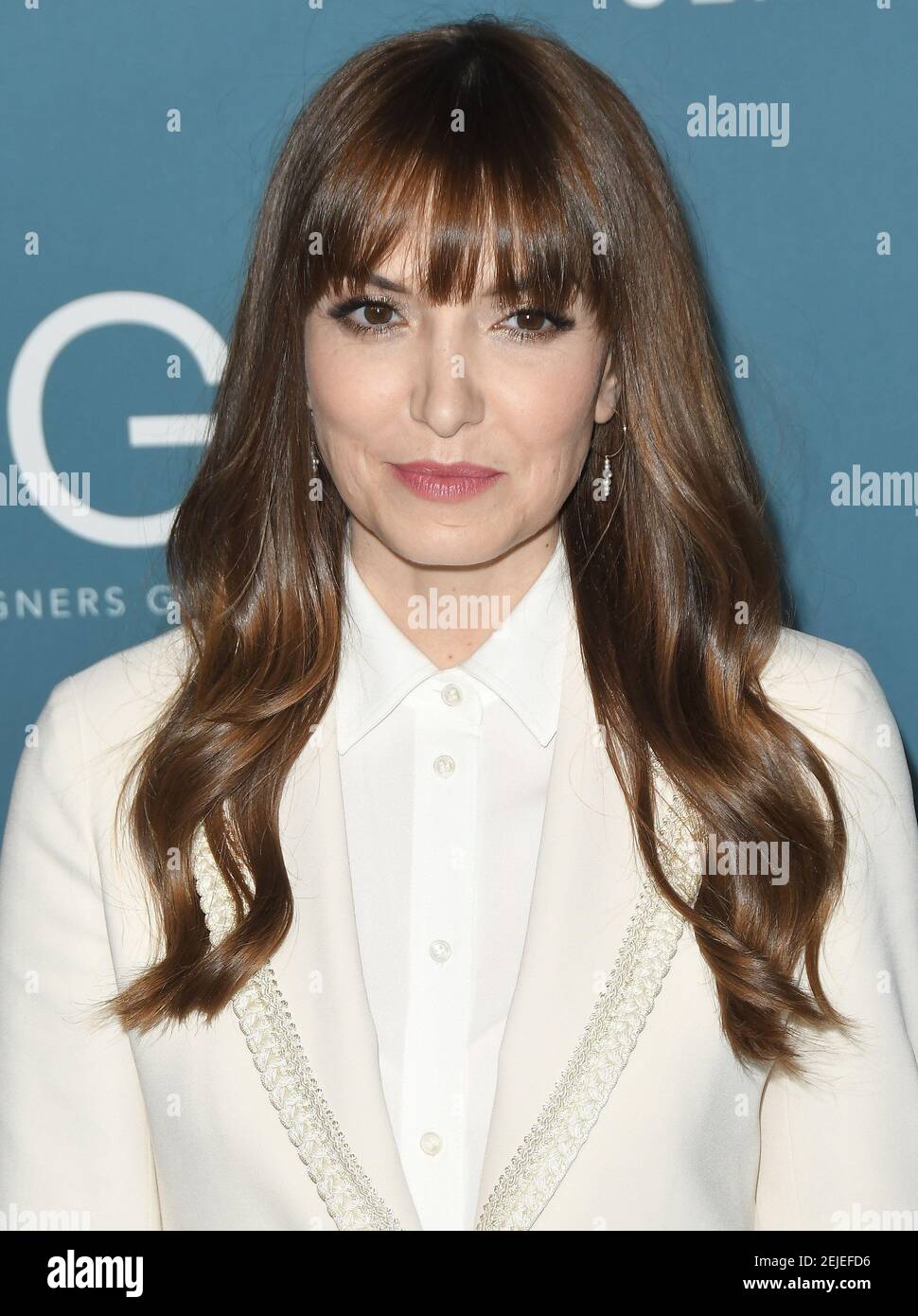 Lorene Scafaria arrives at the 22nd Costume Designers Guild Awards held ...