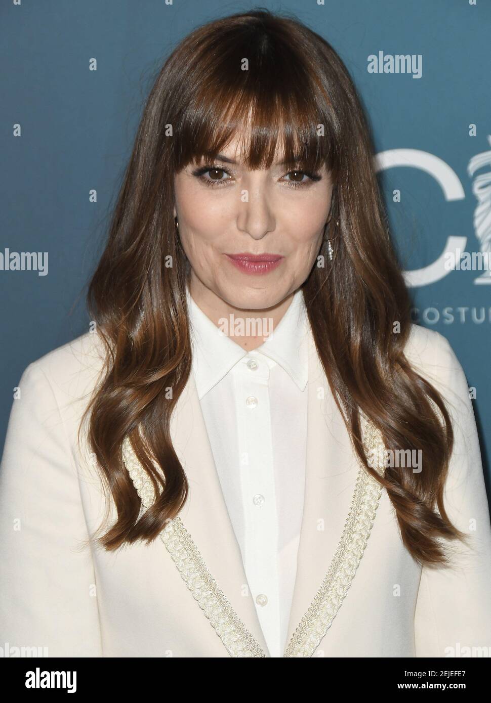 Lorene Scafaria arrives at the 22nd Costume Designers Guild Awards held ...
