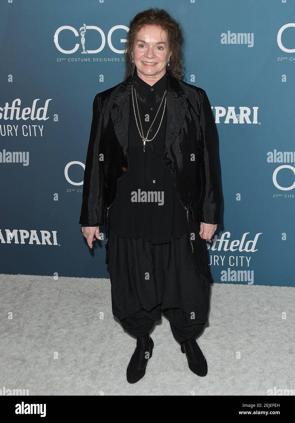 Donna Zakowska arrives at the 22nd Costume Designers Guild Awards held ...