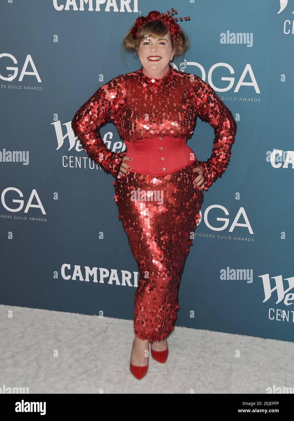 Kristin M. Burke arrives at the 22nd Costume Designers Guild Awards ...