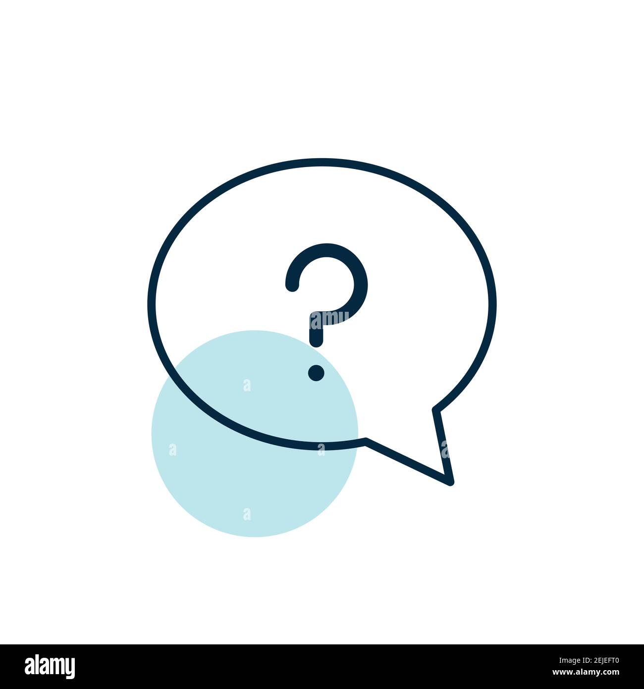 Speech bubble with question mark icon. E-commerce sign. Graph symbol ...