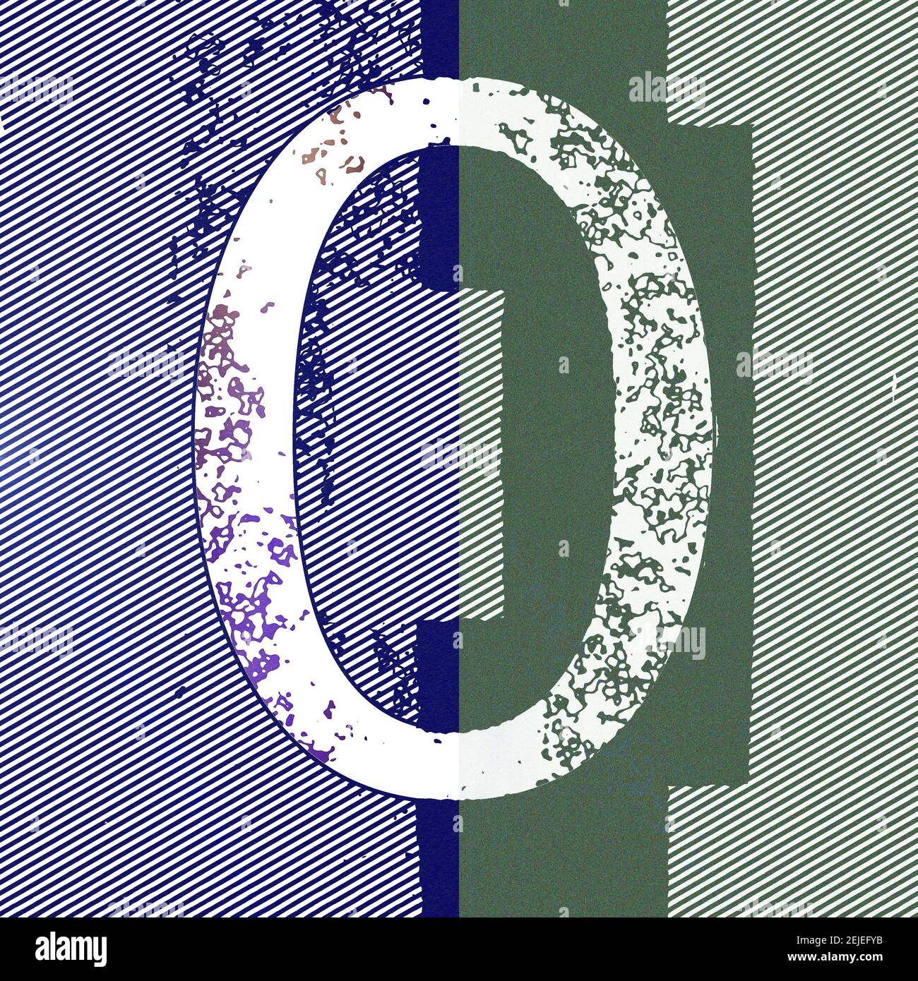 Square graphic with the upper-case character O as Capital letter Stock ...