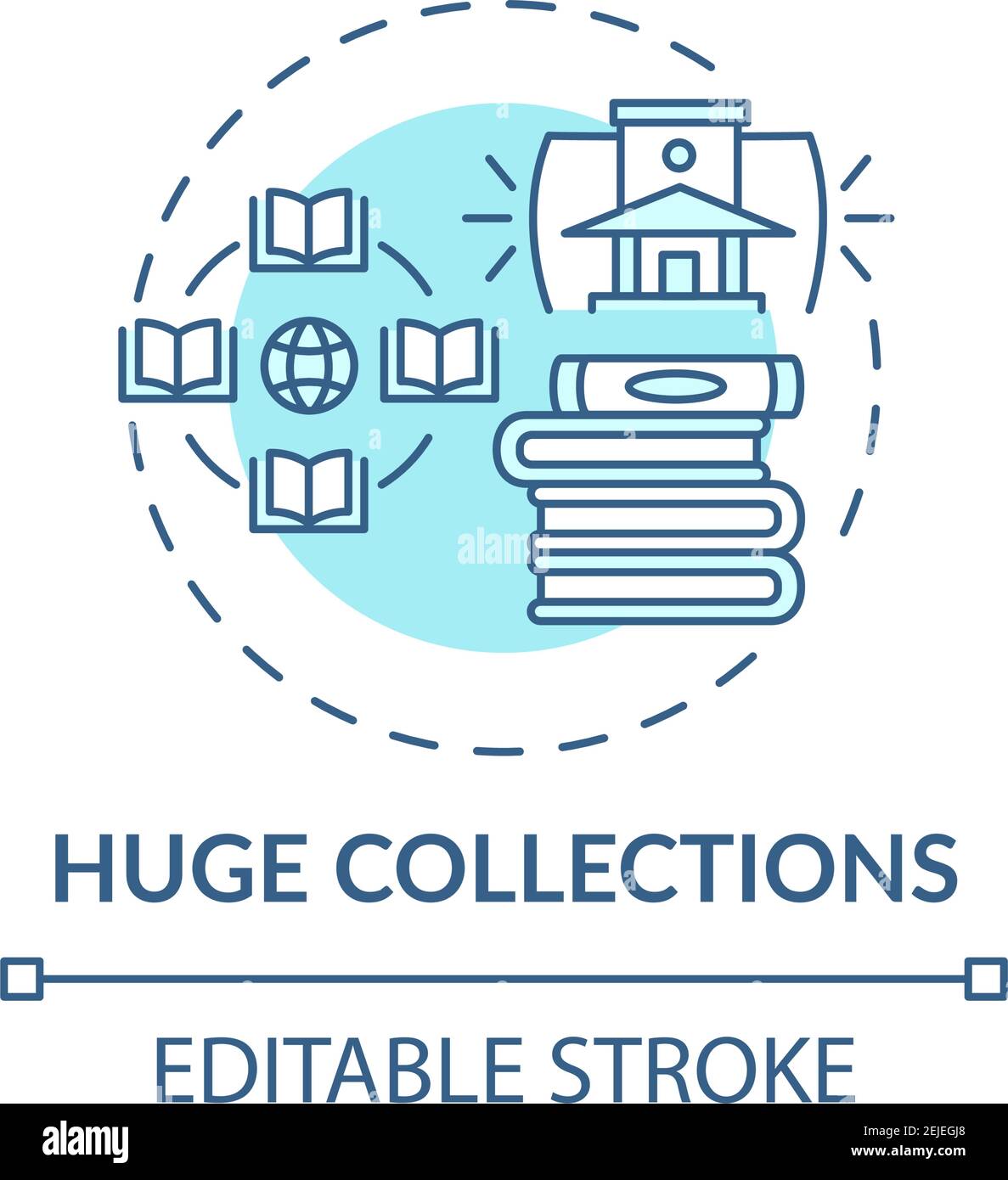 Huge collection concept icon Stock Vector Image & Art - Alamy