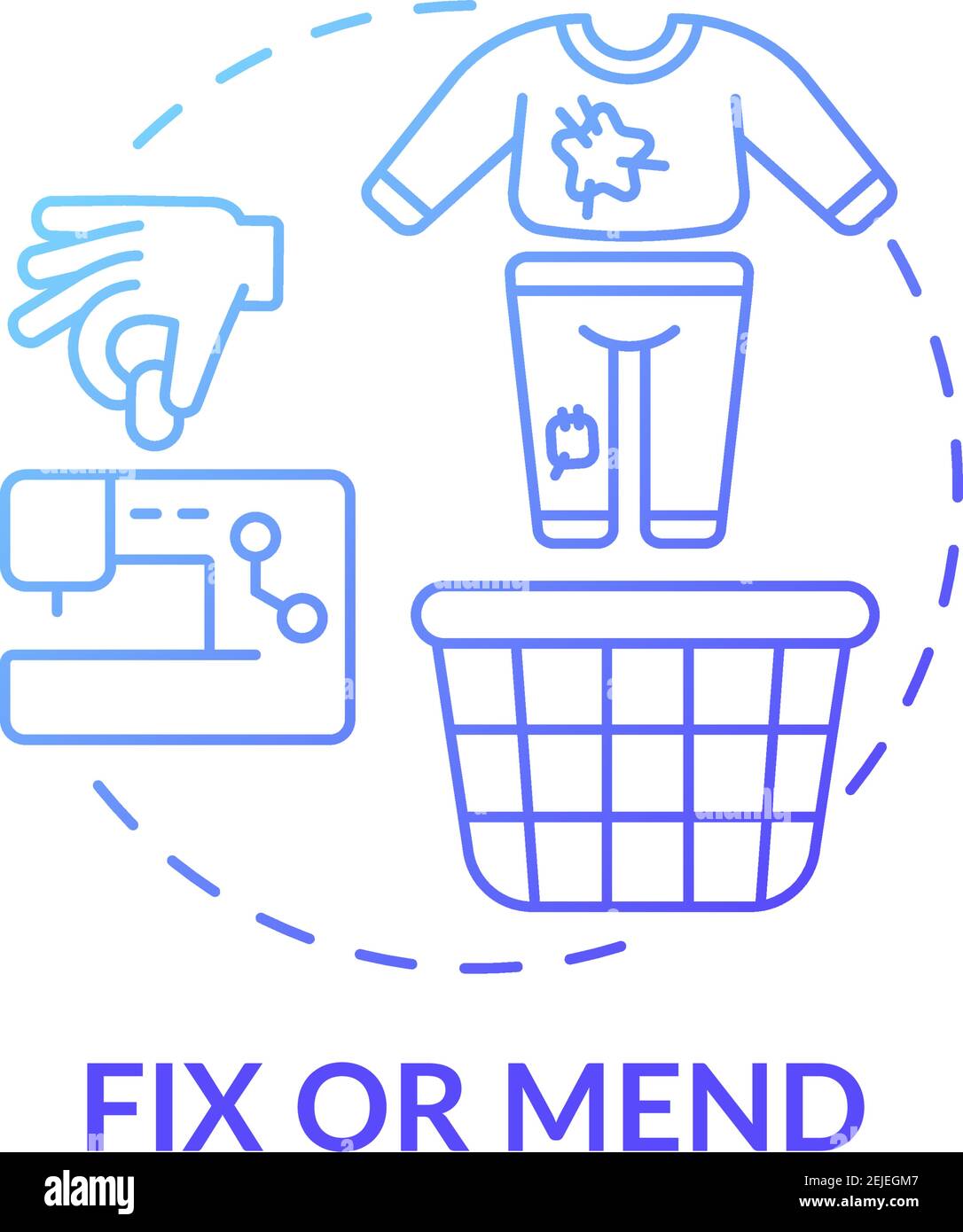 Fix mend Stock Vector Images - Alamy