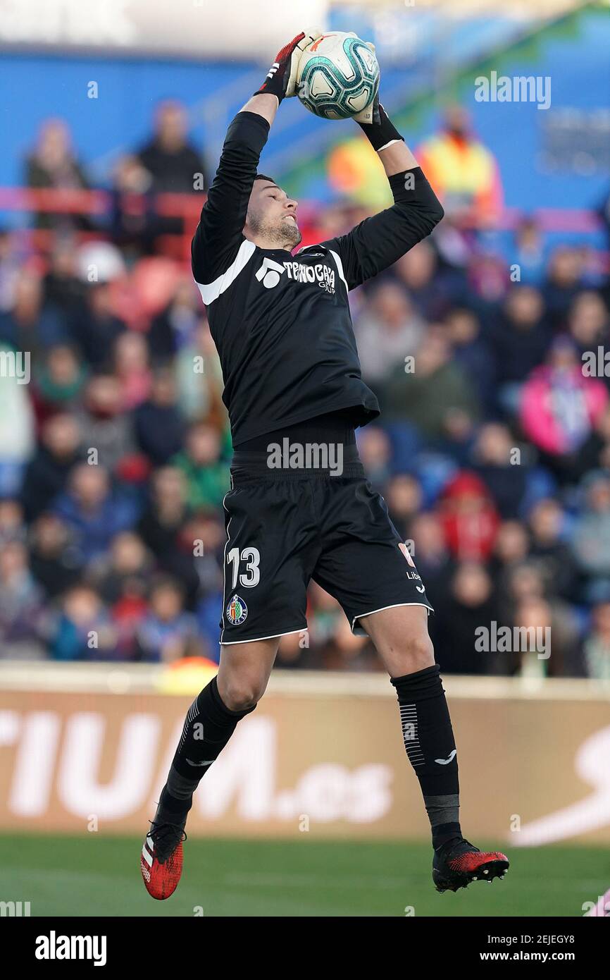 Getafe CF's David Soria during La Liga match. January 26,2020. (Photo ...