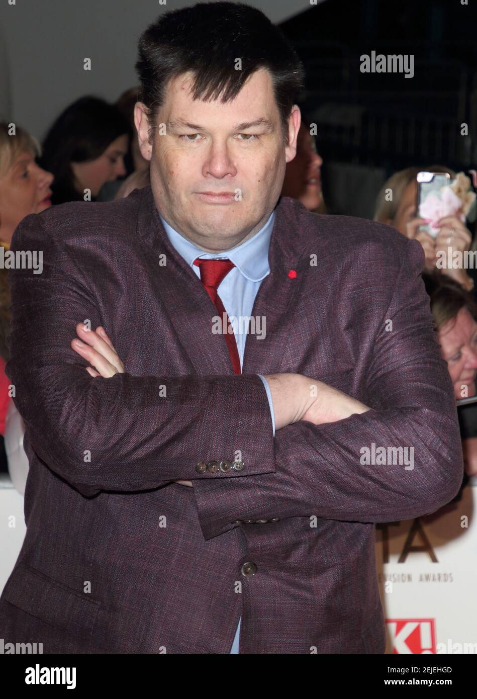 Mark Labbett attends the National Television Awards 2020 at The O2 ...