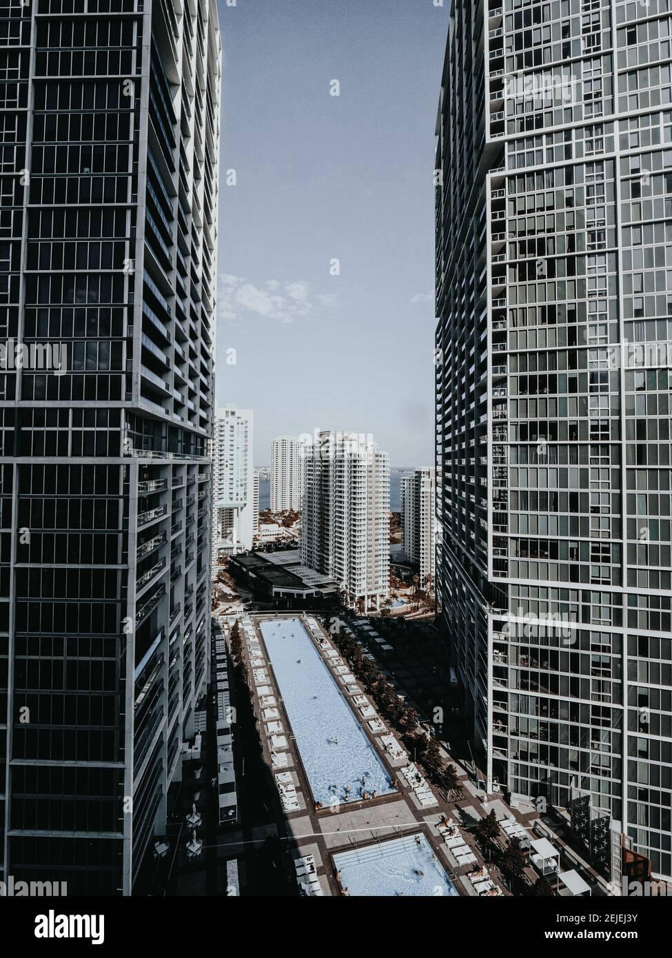 Vertical shot downtown skyscrapers hi-res stock photography and images ...