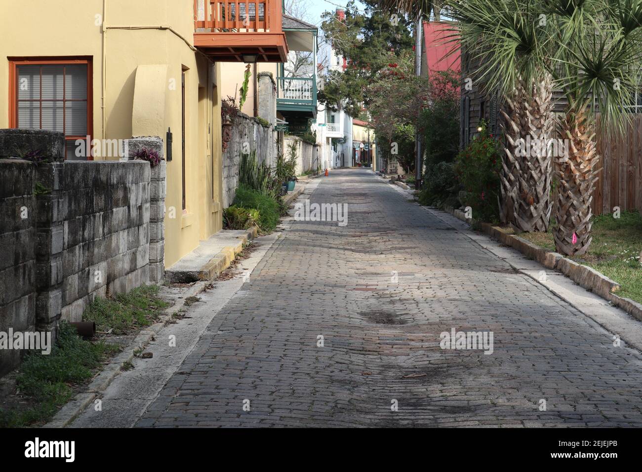 Aviles Street, Saint Augustine, Florida Stock Photo - Alamy