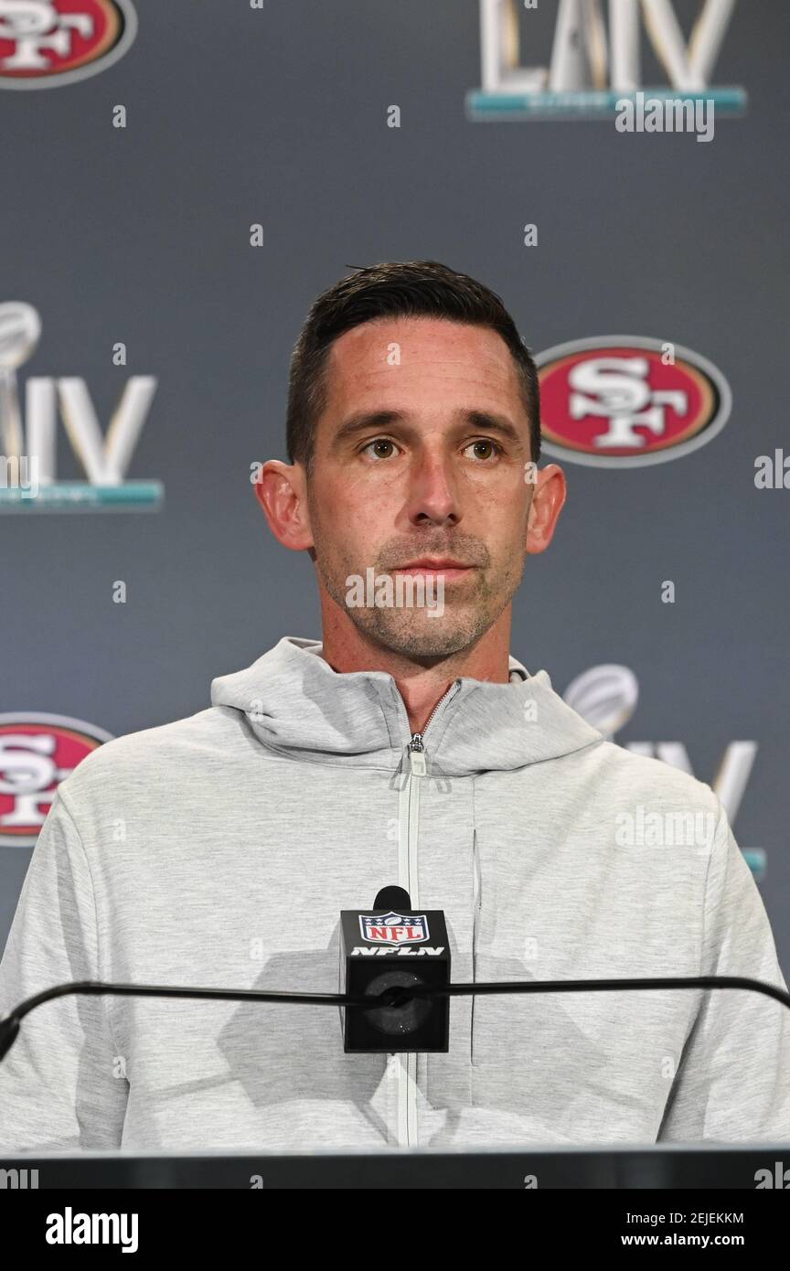 San Francisco 49ers head coach Kyle Shanahan during the Super Bowl LIV ...