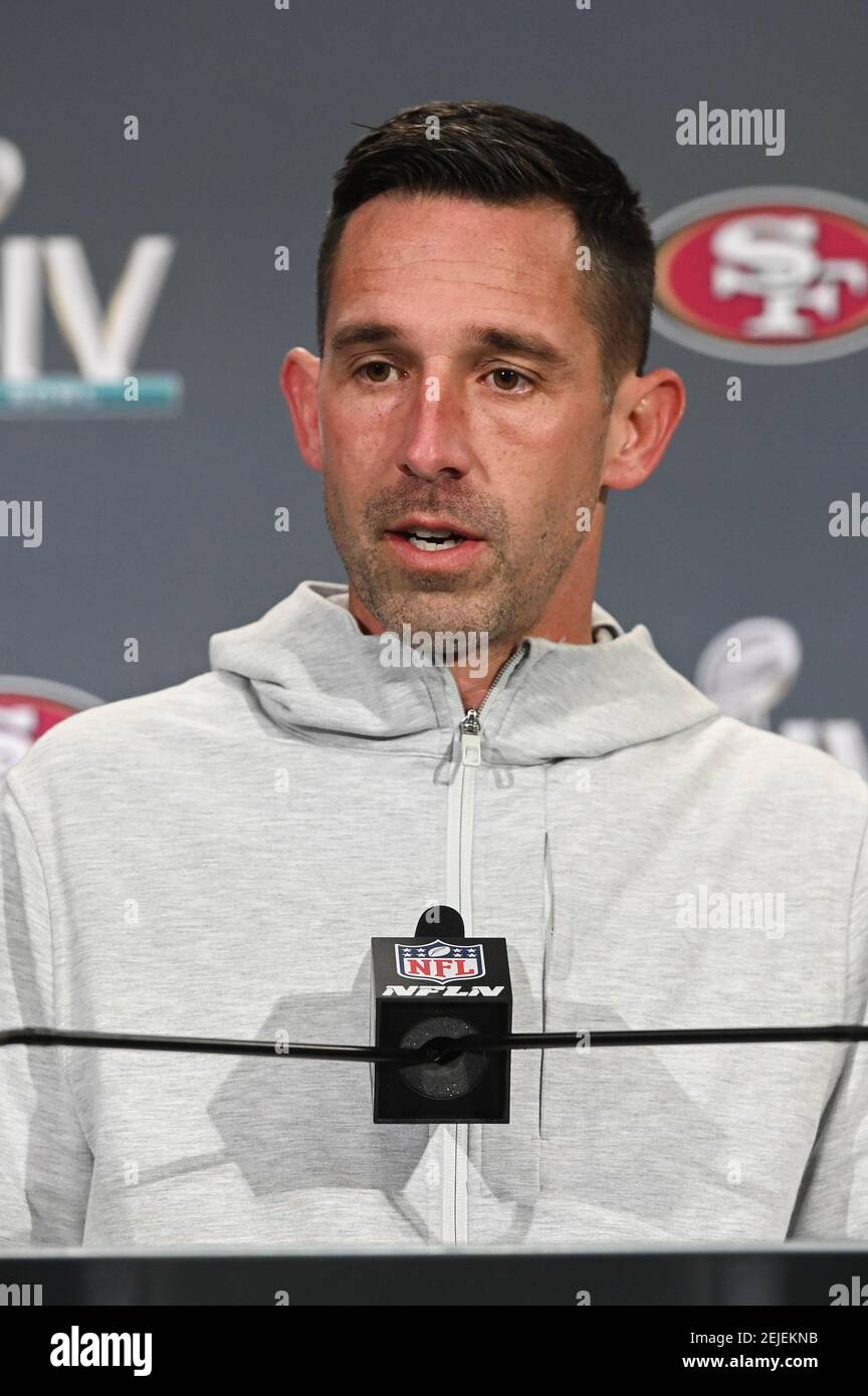 San Francisco 49ers head coach Kyle Shanahan during the Super Bowl LIV ...