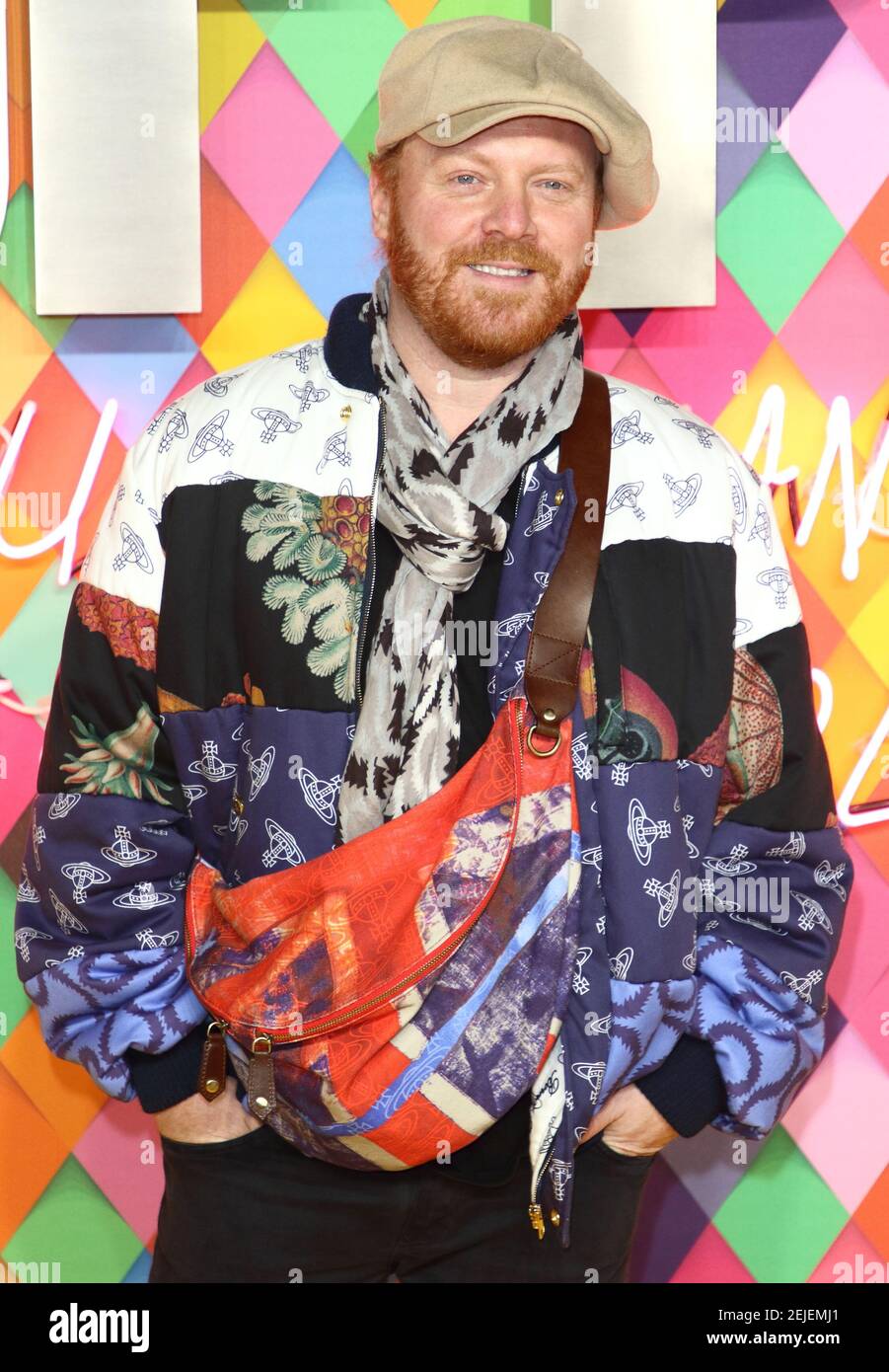 Leigh Francis at the World Premiere of 'Birds of Prey: And the ...