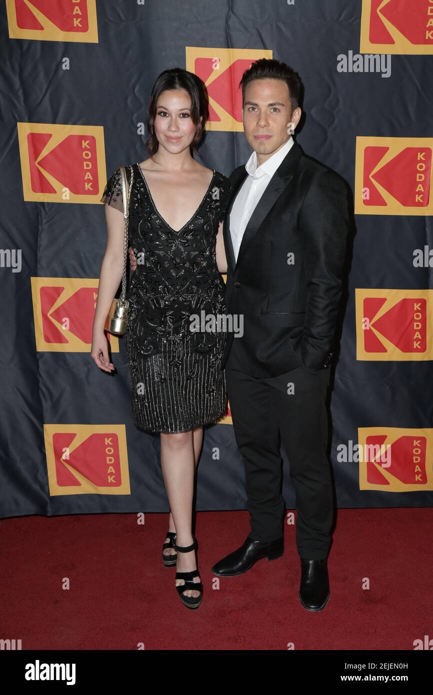 Bianca Stam, Apolo Anton Ohno walking the red carpet at the 4th Annual ...