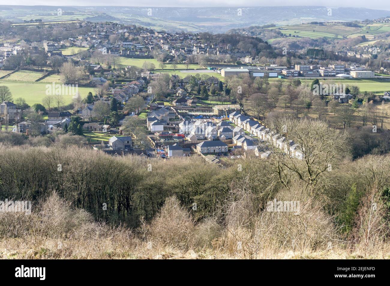Aerial view high school hi-res stock photography and images - Alamy