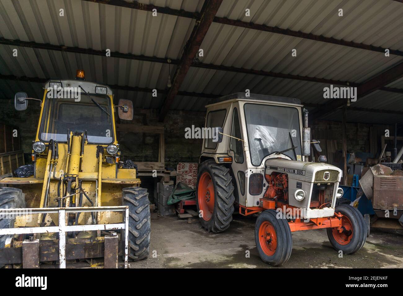 David brown tractor tractors hi-res stock photography and images - Alamy