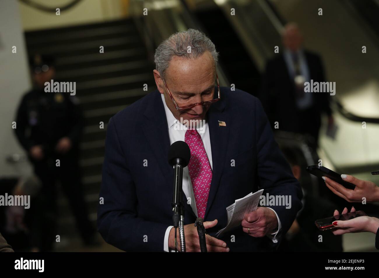U.S. Senate Minority Leader Chuck Schumer, a Democrat from New York ...