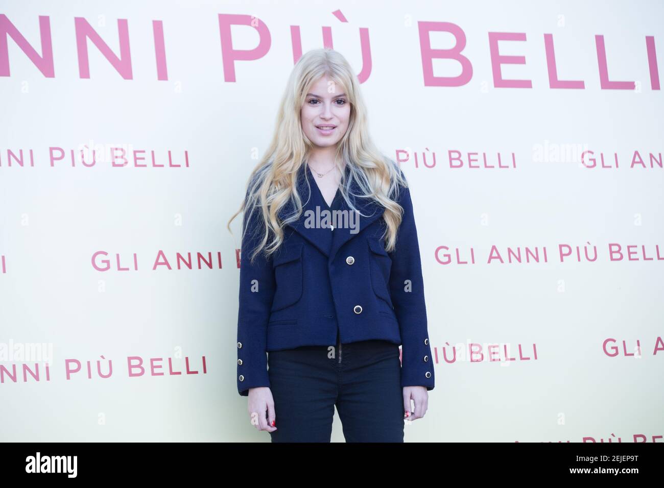 Alma Noce Photocall of the Italian film "The Most Beautiful Years" at ...