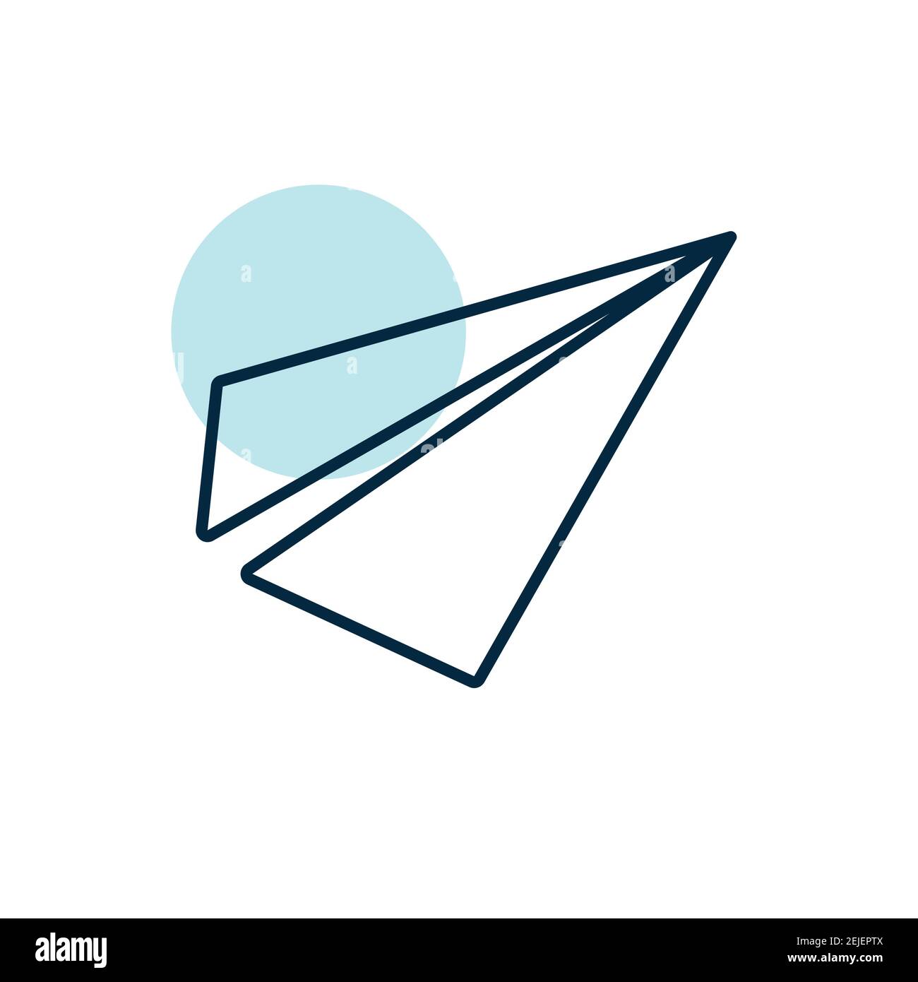 Paper plane, message flat icon. E-commerce sign. Graph symbol for your ...