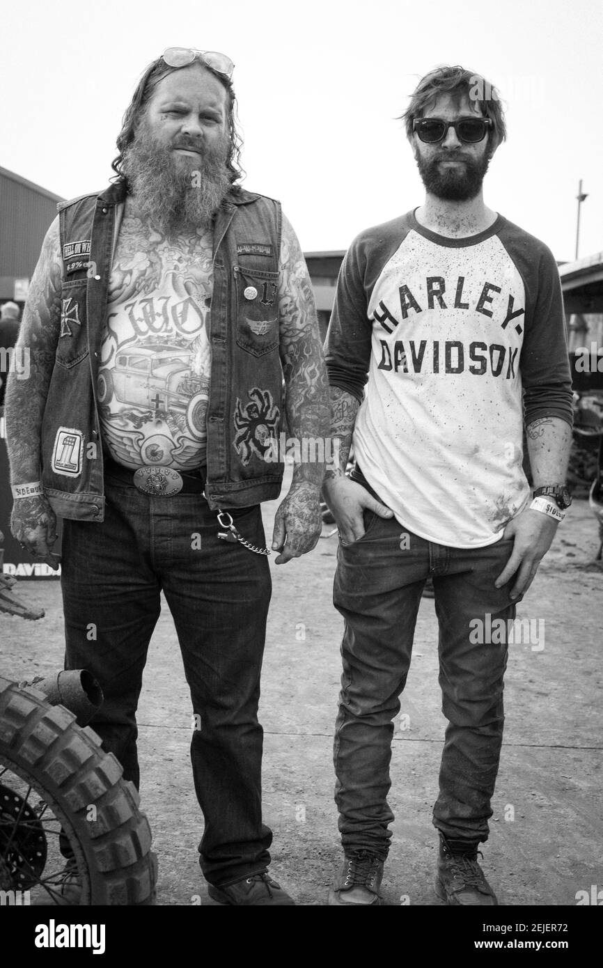 Bearded bikers hi-res stock photography and images - Alamy