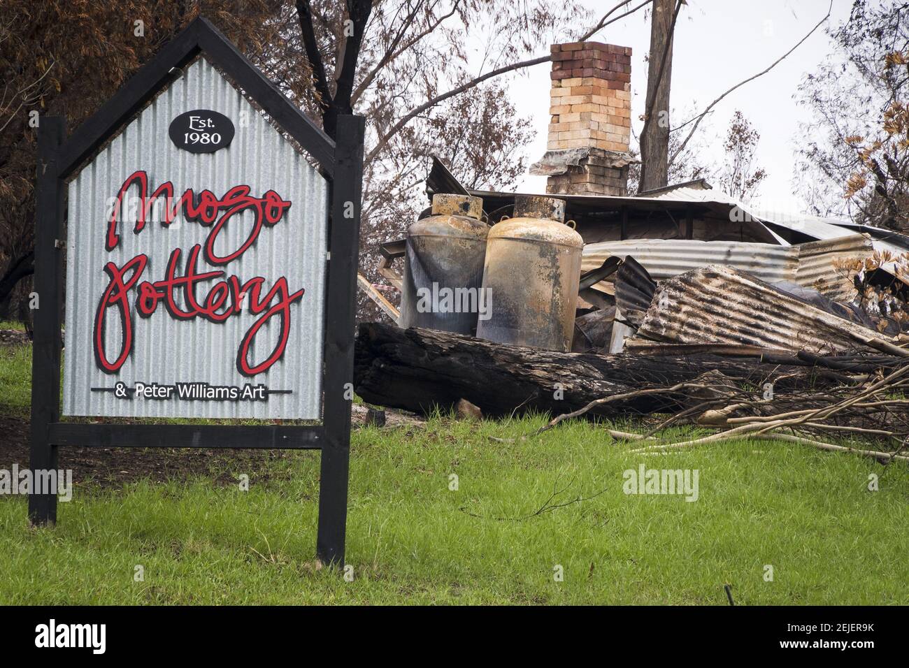 Mogo township was destroyed as bushfires raged up the NSW south coast ...