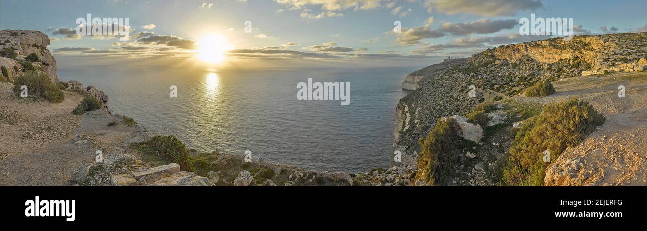 Panorama dingli cliffs in hi-res stock photography and images - Alamy