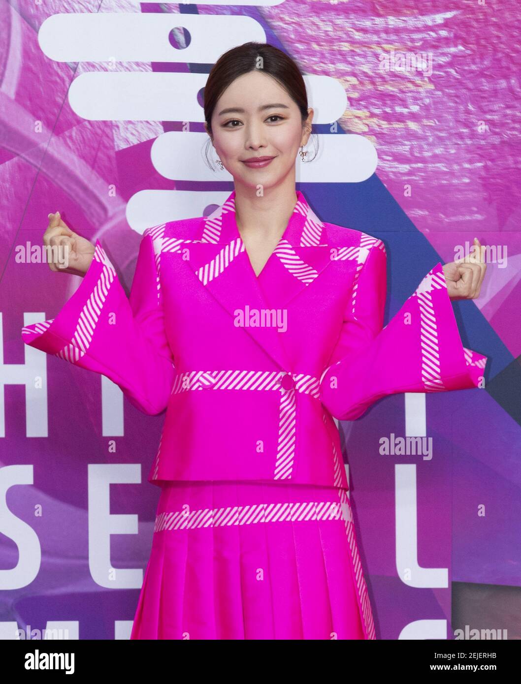 South Korean actress Hong Soo-ah, attend a photo call for the 29th ...