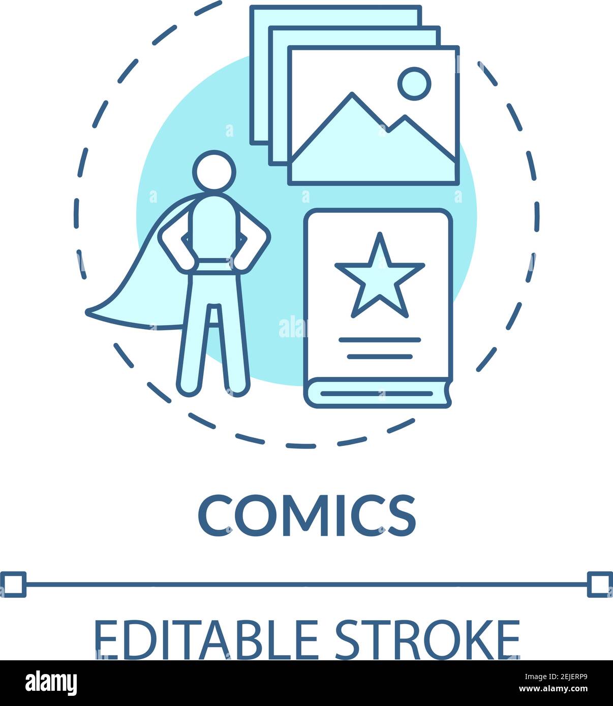 Comics concept icon Stock Vector Image & Art - Alamy