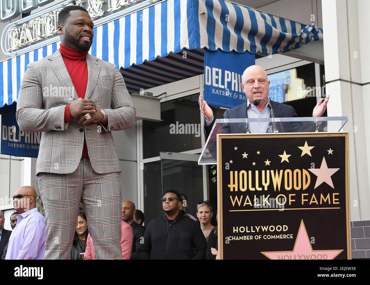 (L-R) Curtis 50 Cent Jackson and Chris Albrecht at the Curtis 50 Cent ...