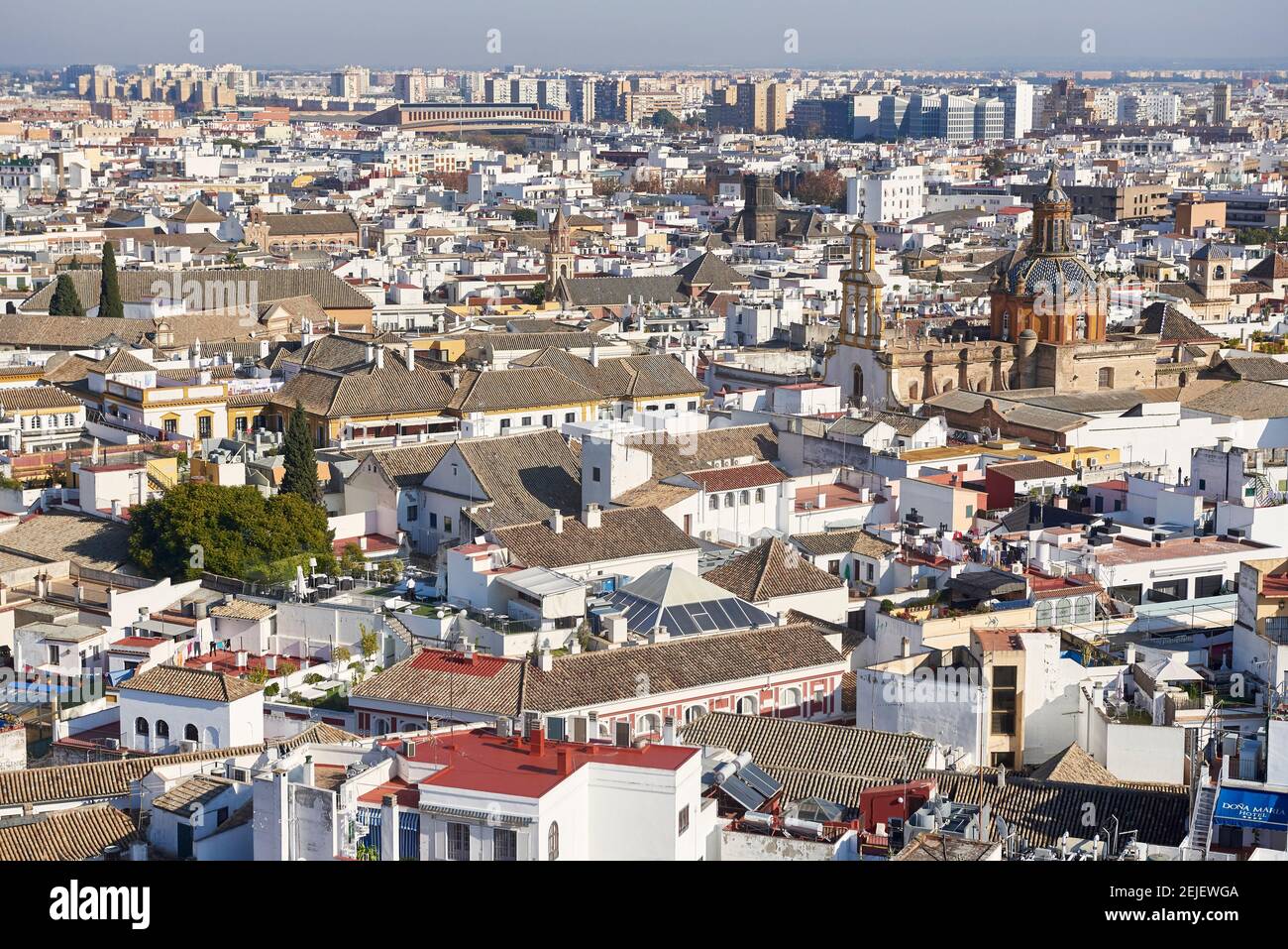 Aerial view of Seville, Andalusia, Spain, Europe Stock Photo - Alamy