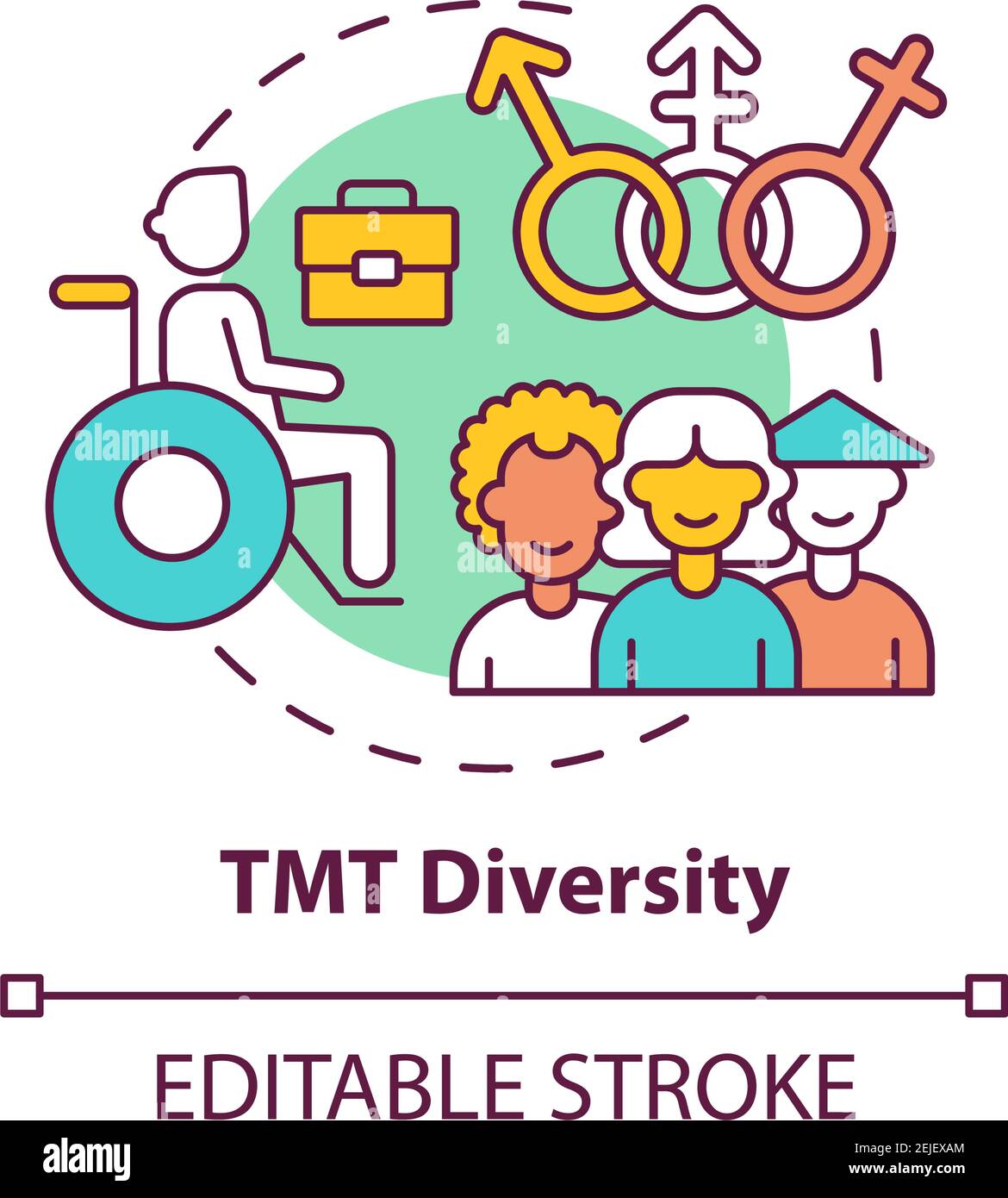 Tmt diversity concept icon Stock Vector Image & Art - Alamy Tmt diversity concept icon Stock Vector Image & Art - Alamy