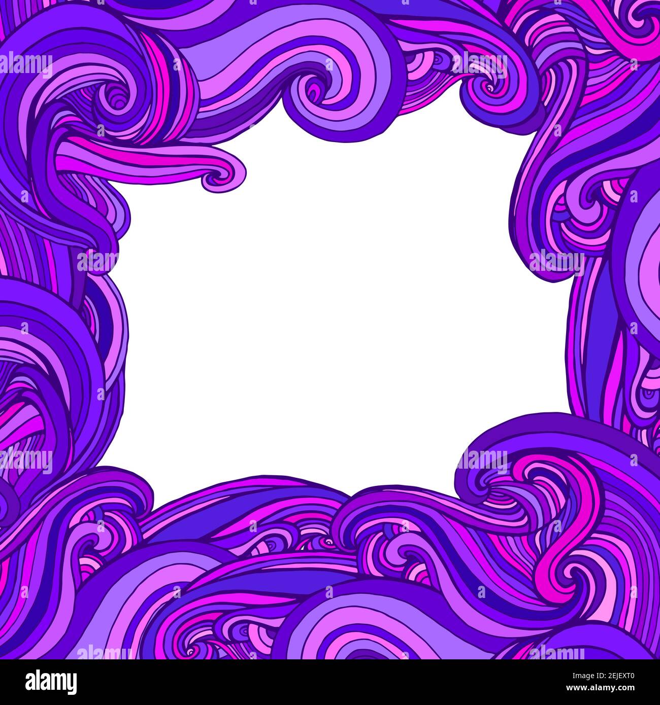 Purple Swirl Borders