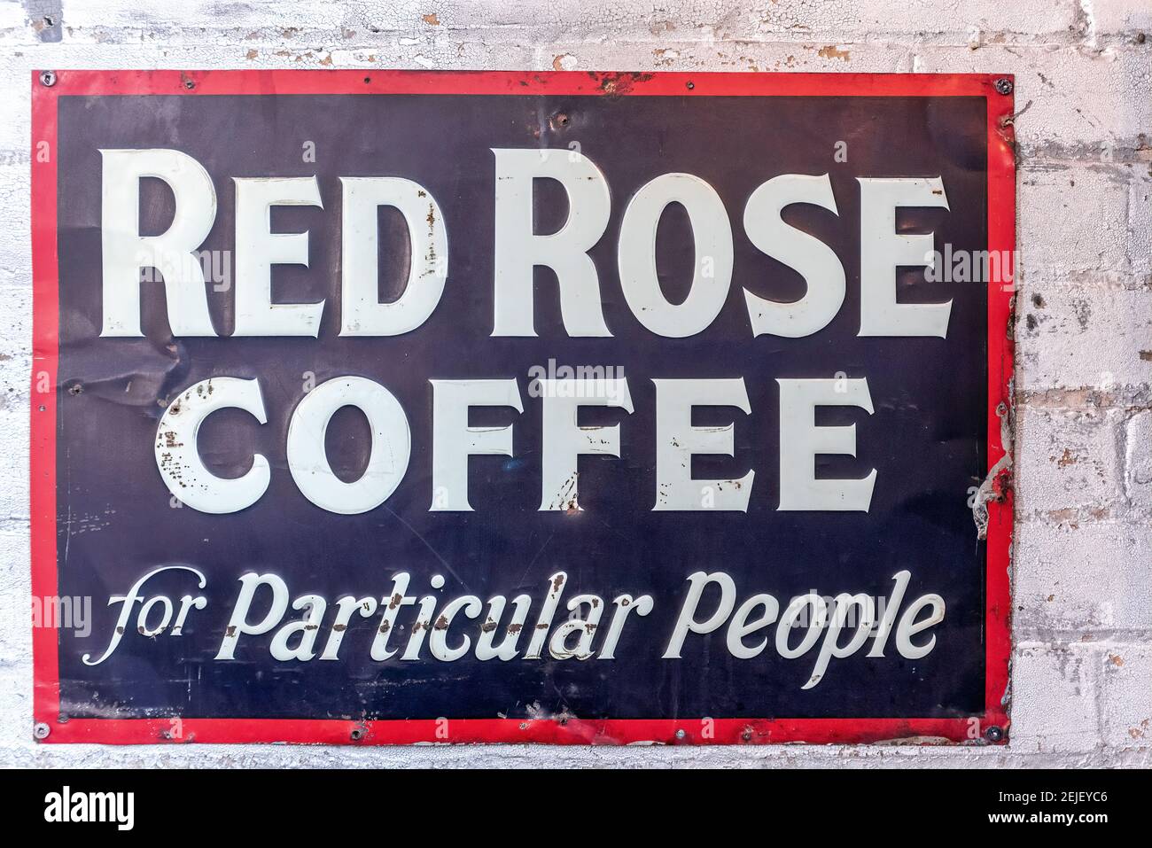 Antique sign in the Distillery District, Toronto, Canada Stock Photo ...