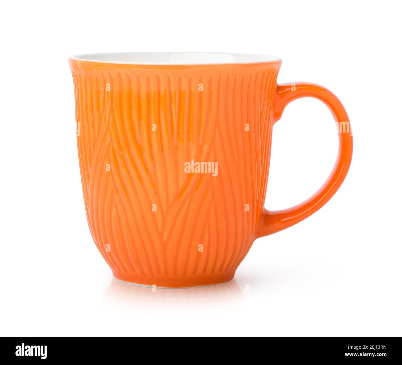 Orange cup isolated Stock Photo - Alamy