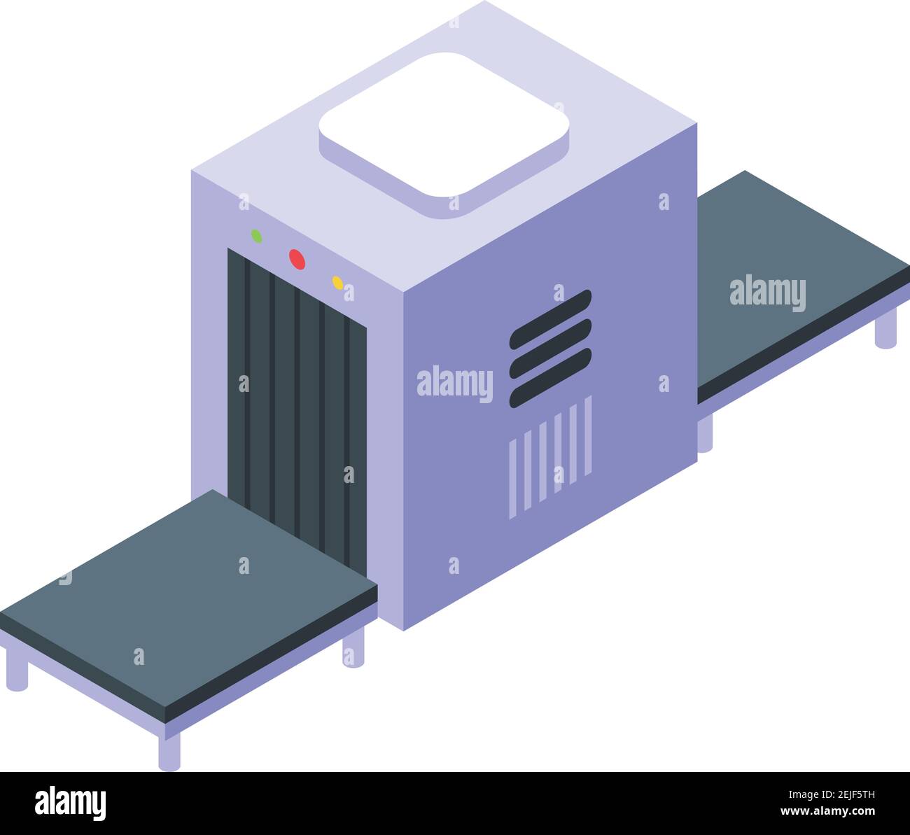 Baggage control icon. Isometric of baggage control vector icon for web ...