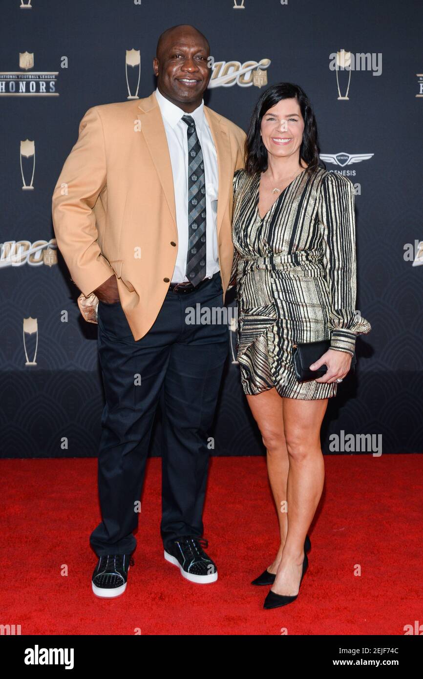 MIAMI, FL - FEBRUARY 1: John Randle and Candace Randle attend the 2020 ...