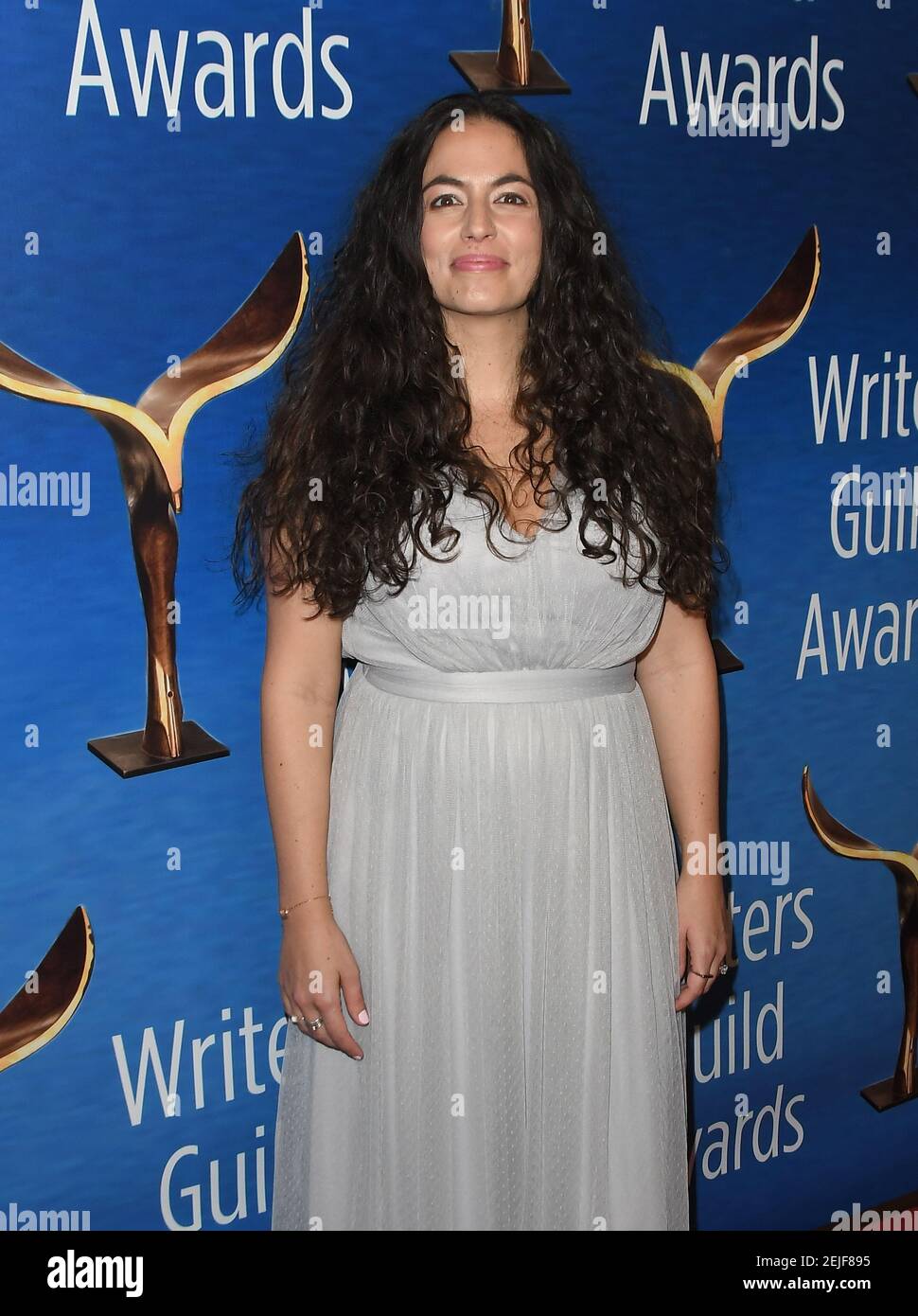 Lila Byock walks the carpet at the 2020 Writers Guild Awards held at ...