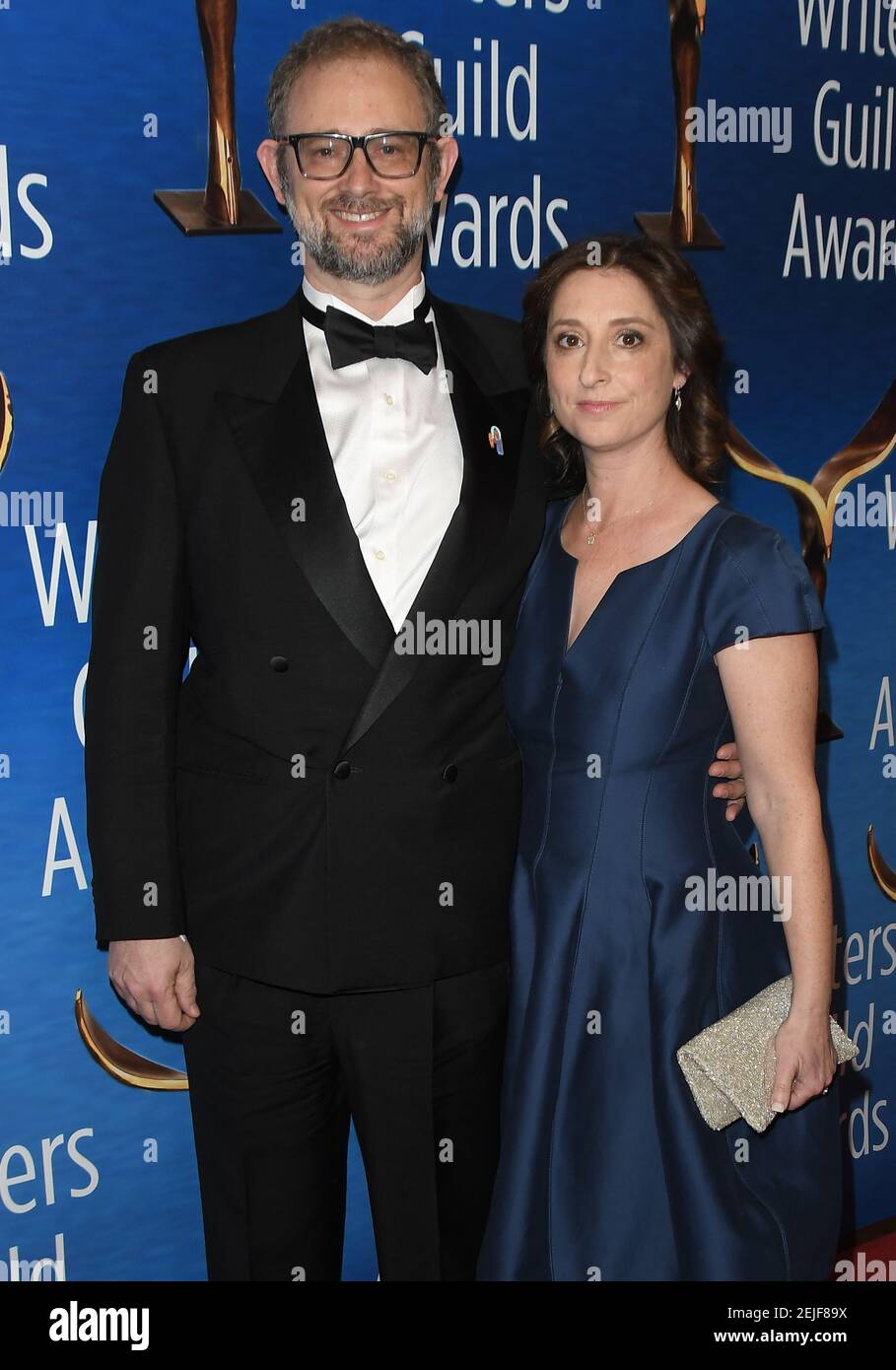 Elijah Aron walks the carpet at the 2020 Writers Guild Awards held at ... Elijah Aron walks the carpet at the 2020 Writers Guild Awards held at ...