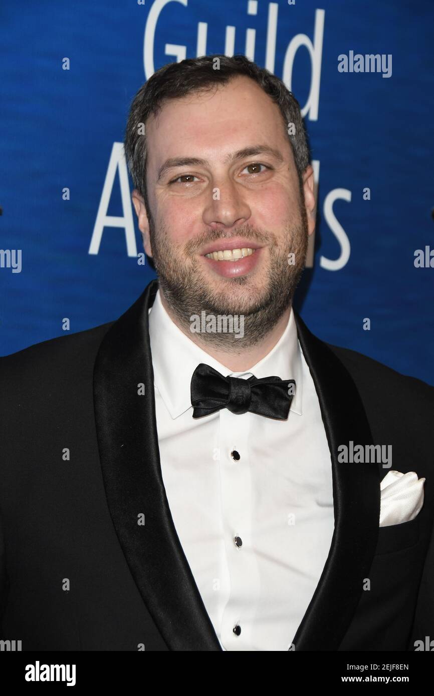 Benjamin Klein walks the carpet at the 2020 Writers Guild Awards held ...