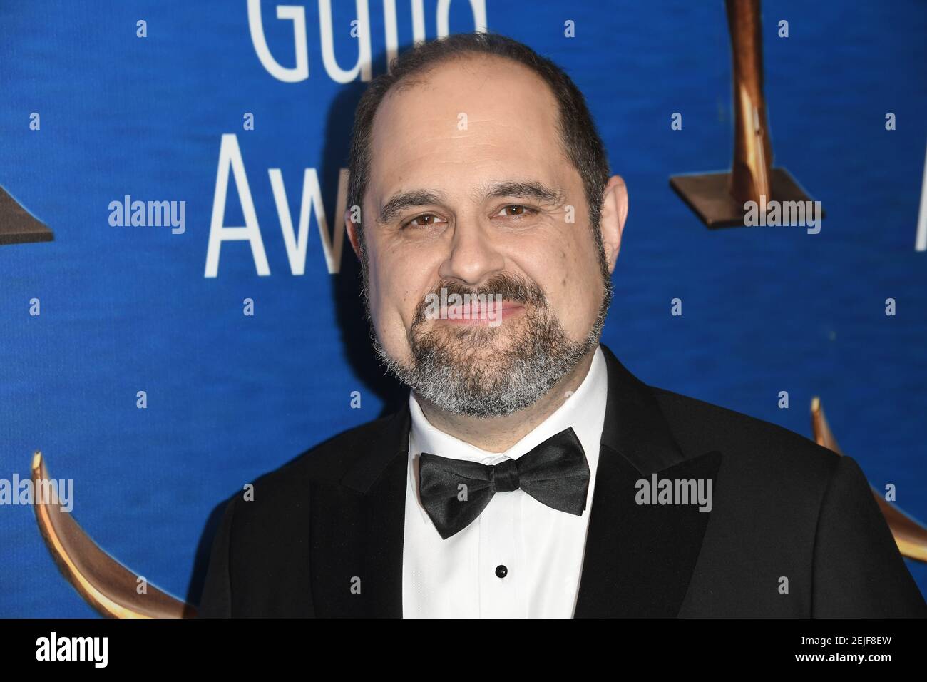 Craig Mazin walks the carpet at the 2020 Writers Guild Awards held at ...