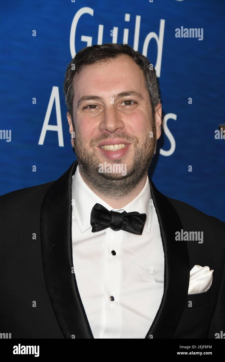 Benjamin Klein walks the carpet at the 2020 Writers Guild Awards held ...