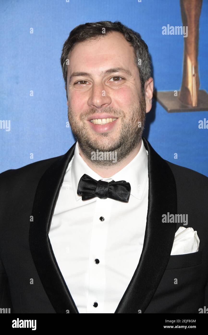 Benjamin Klein walks the carpet at the 2020 Writers Guild Awards held ...