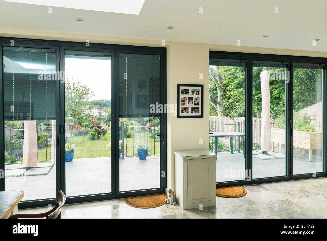 A large modern family home which has been extended and modernised Stock ...