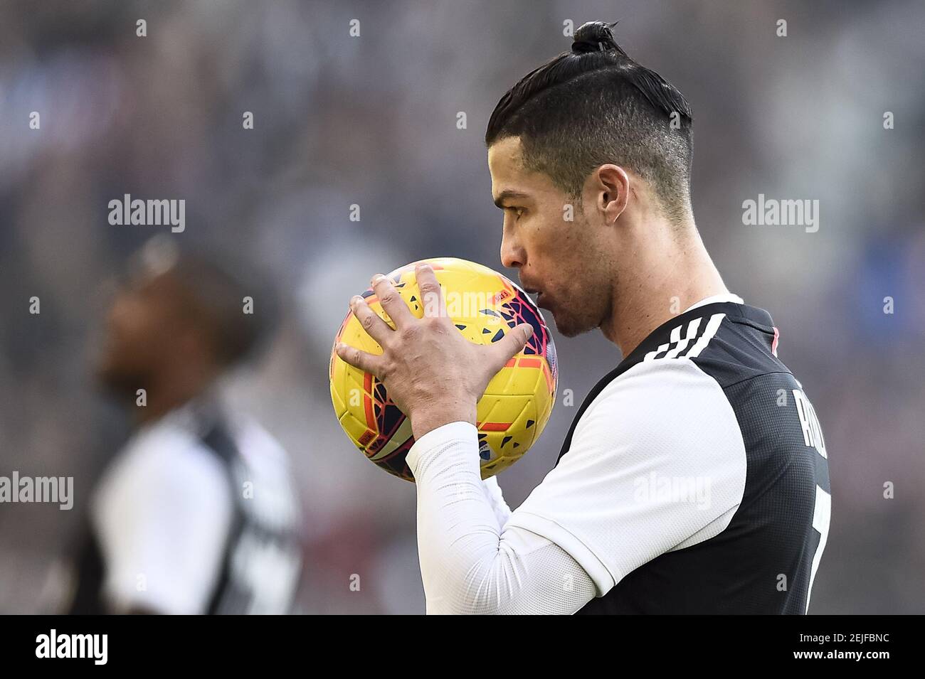 Cristiano Ronaldo Kicking A Ball Wallpaper