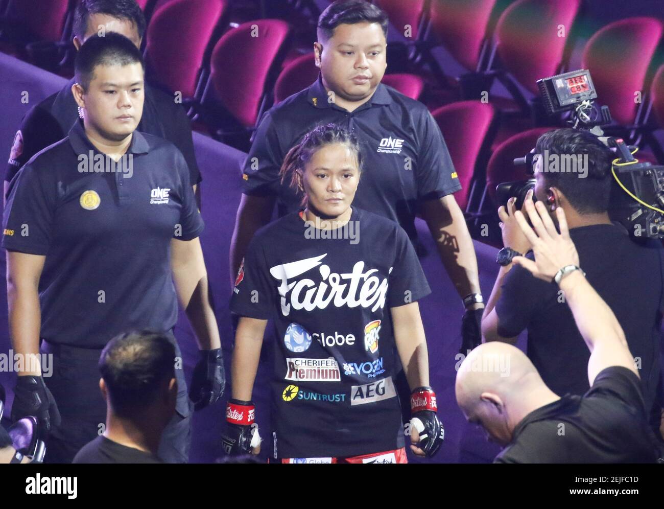 Gina Iniong in preparation for his fight with Asha Roka. ONE ...