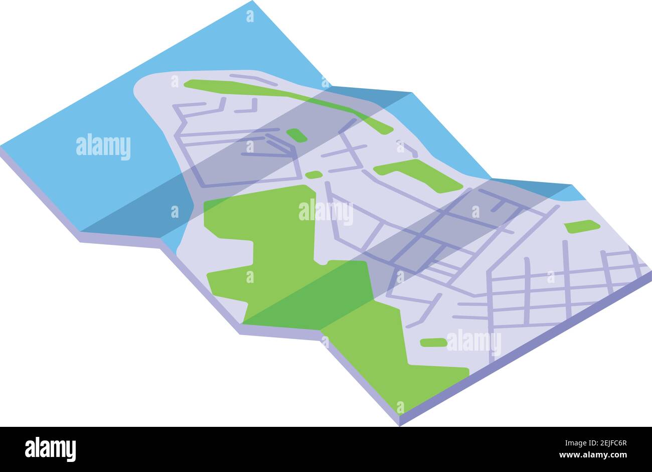 Travel trip map icon. Isometric of travel trip map vector icon for web ...