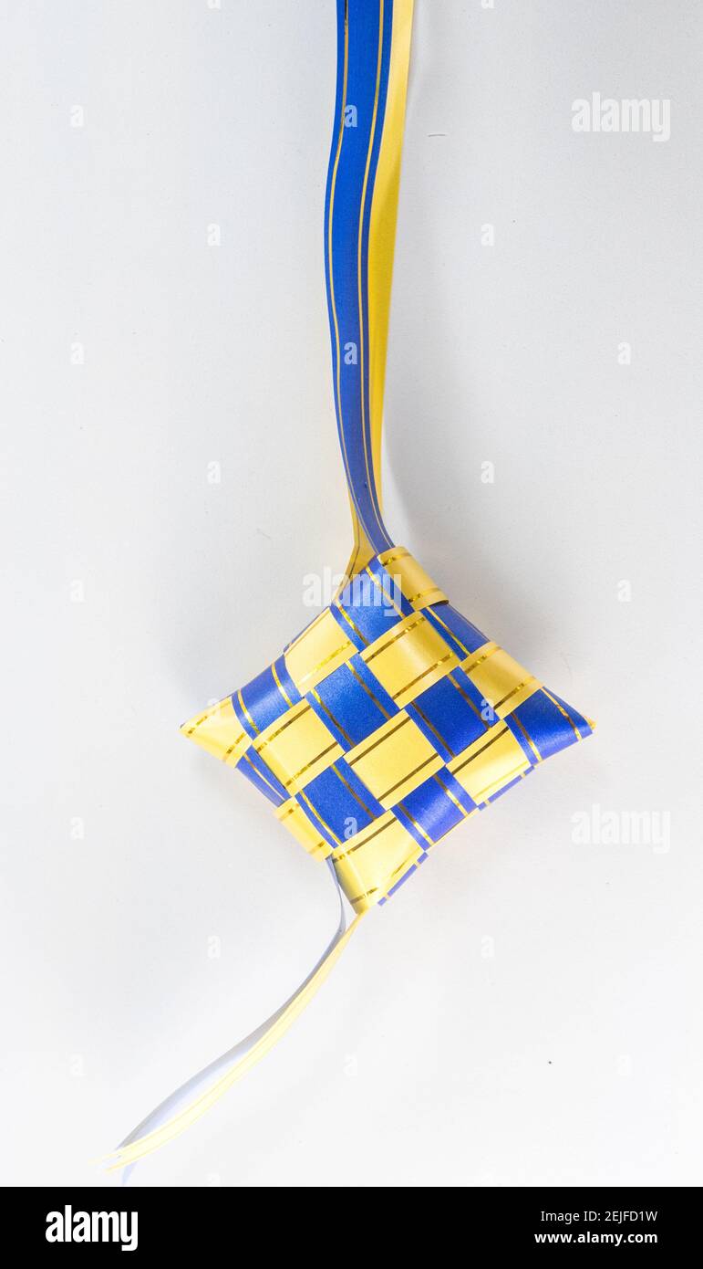 The beutiful colors ribbon of ketupat raya Stock Photo - Alamy