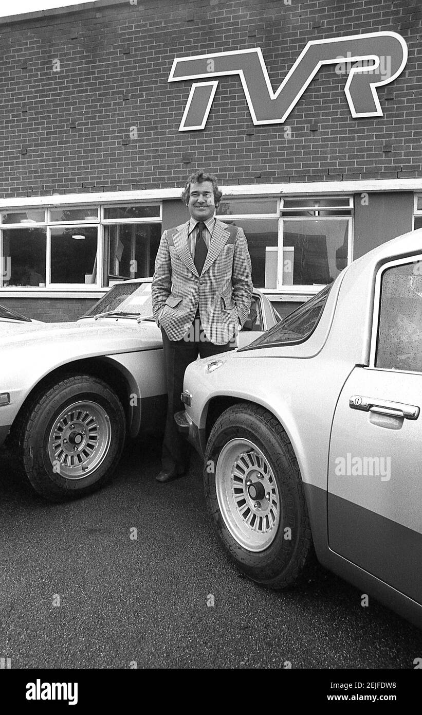 Martin Lilley the owner of TVR Sports car photographed at the Blackpool ...