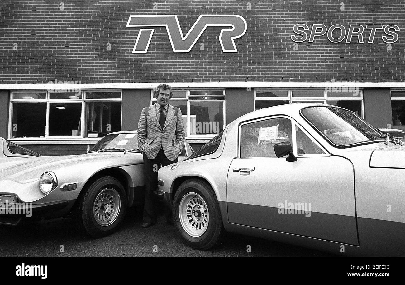 Martin Lilley the owner of TVR Sports car photographed at the Blackpool ...
