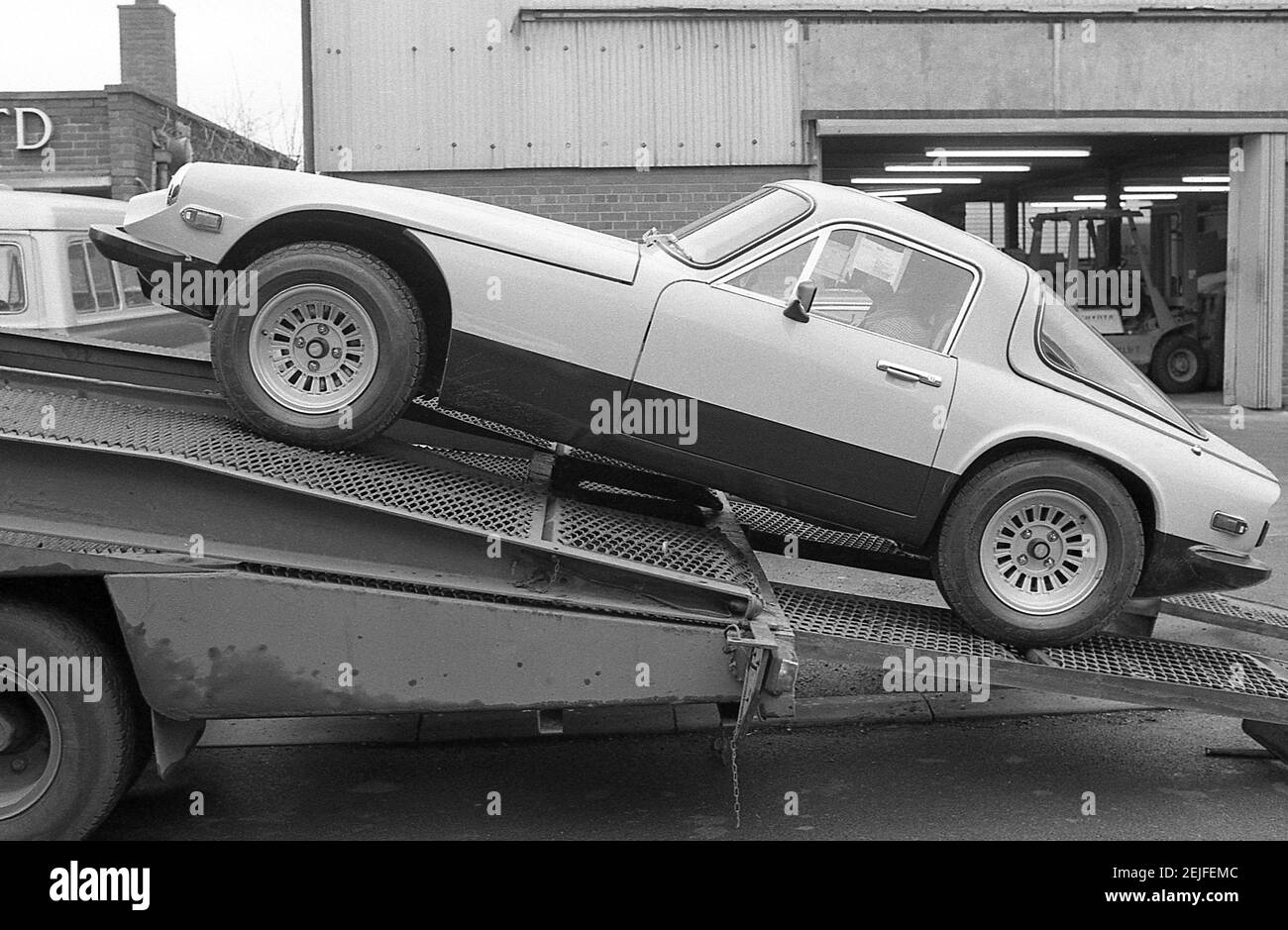 Martin Lilley the owner of TVR Sports car photographed at the Blackpool ...