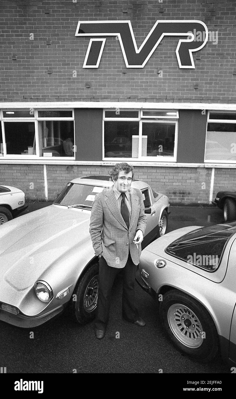 Martin Lilley the owner of TVR Sports car photographed at the Blackpool ...
