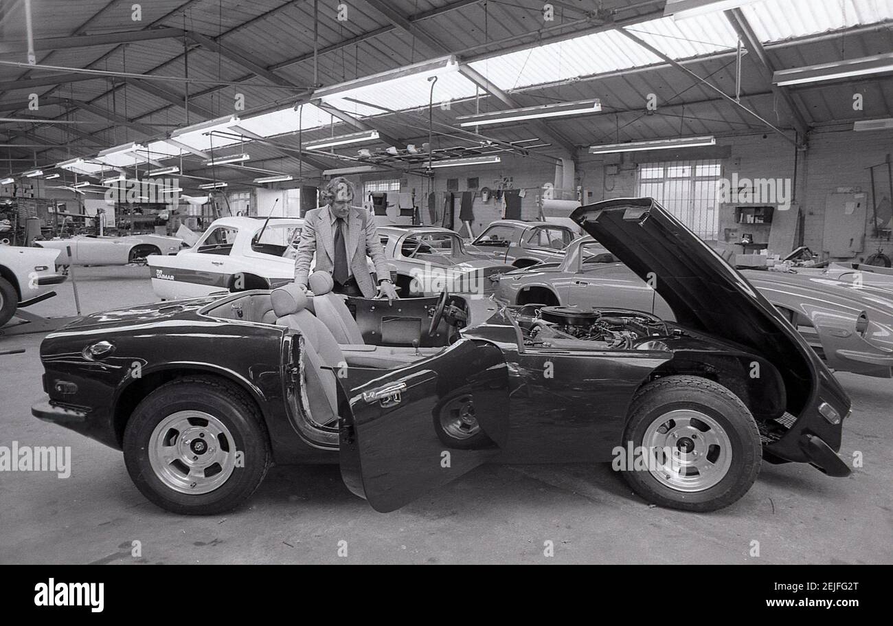 Martin Lilley the owner of TVR Sports car photographed at the Blackpool ...